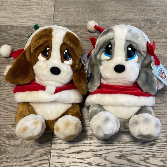 Applause | Toys | Sad Sam And Honey Christmas Plushie Stuffed Animals Rare | Poshmark